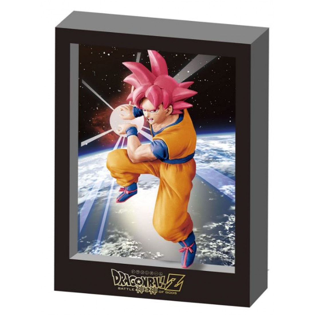 Super Saiyan God Goku (3D Character Frame only, Bonus of Blu-Ray Dragon ...